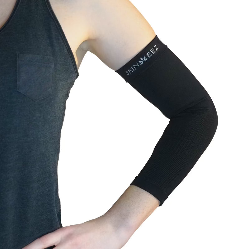 Skineez Medical Grade Moderate Compression Black Arm Sleeve – Skineez®